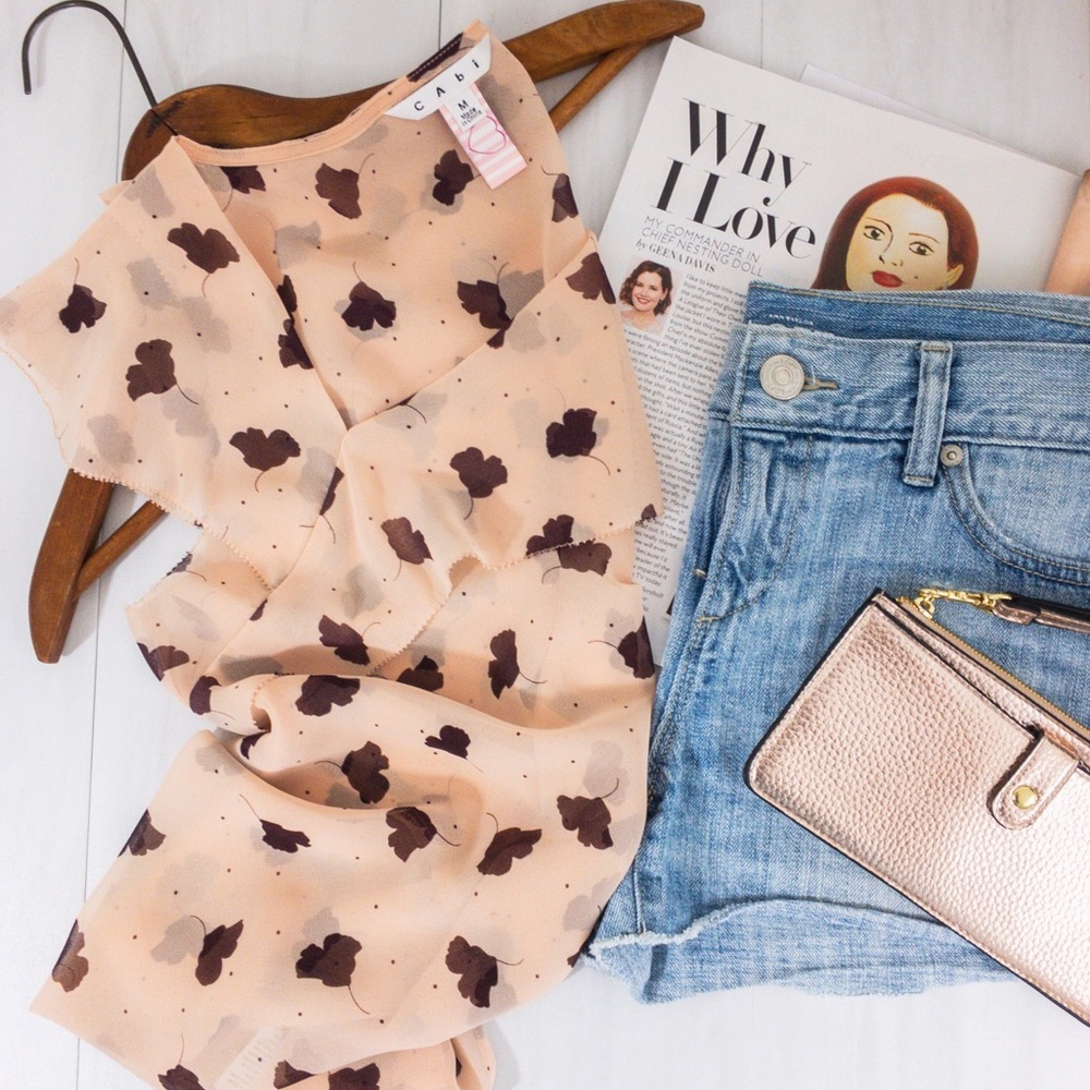 Cabi Heart Of Cabi Sheer Ruffle Top - Gem